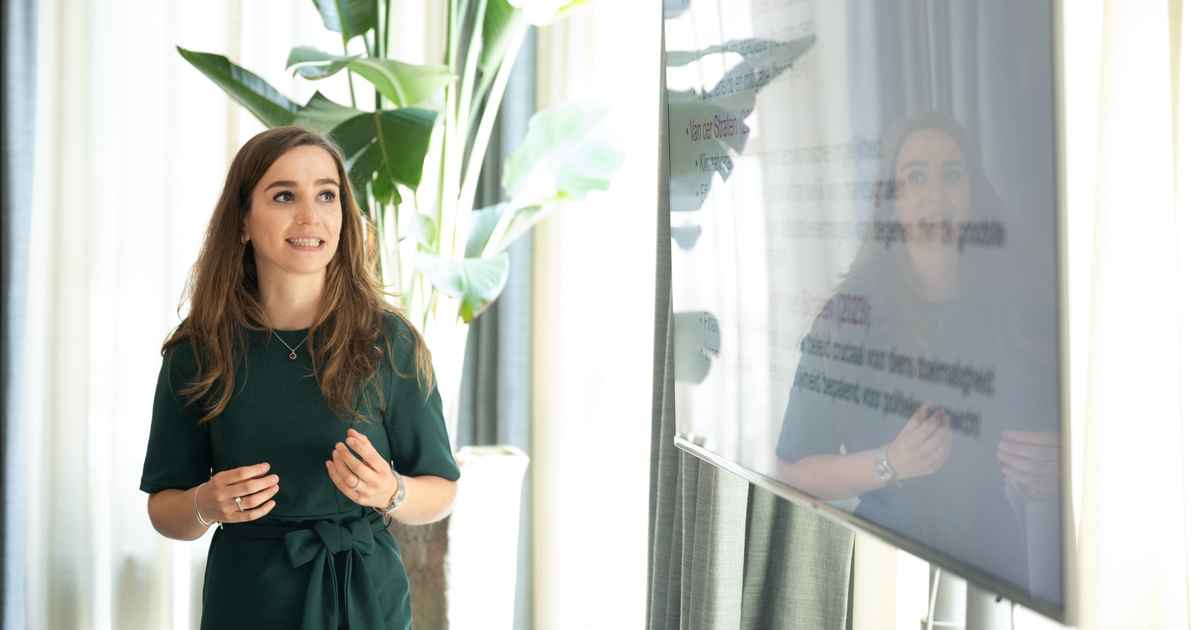 ABS PhD student Van der Straten guest at Catshuis - University of Amsterdam