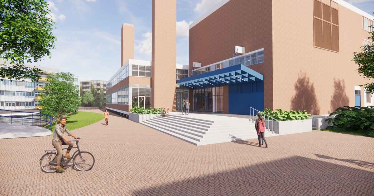 Major maintenance work at REC J/K building - University of Amsterdam