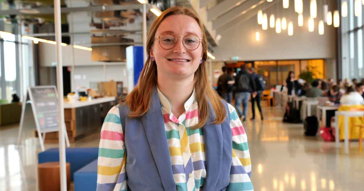 Deze student vergadert wekelijks met het College van Bestuur ...