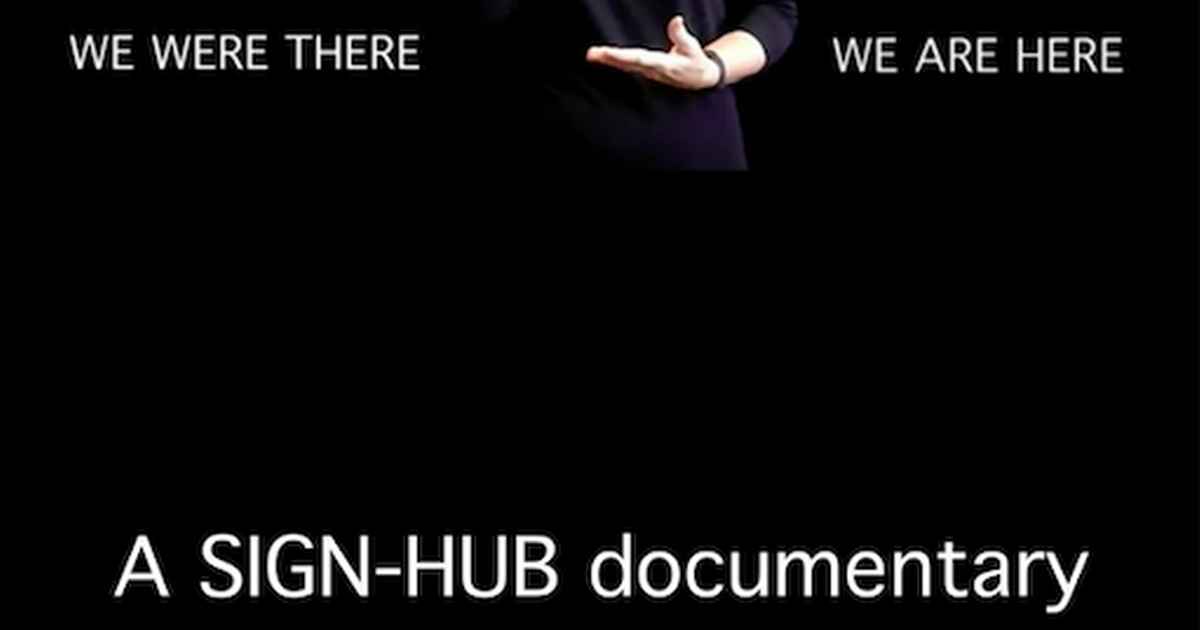 Documentaire van SIGN-HUB: 'We were there – we are here' - Universiteit ...